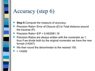Chap.6 traverse surveys | PPT