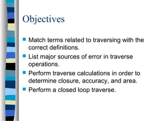 Chap.6 traverse surveys | PPT