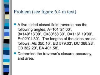 Chap.6 traverse surveys | PPT