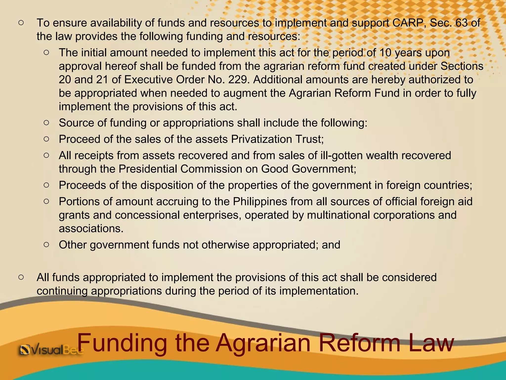 Chap. 14. comprehensive agrarian reform program | PPT