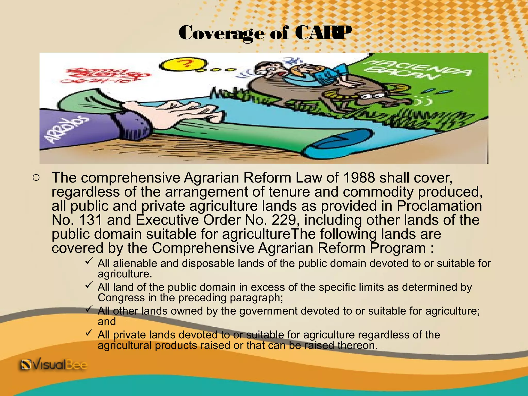 Chap. 14. comprehensive agrarian reform program | PPT