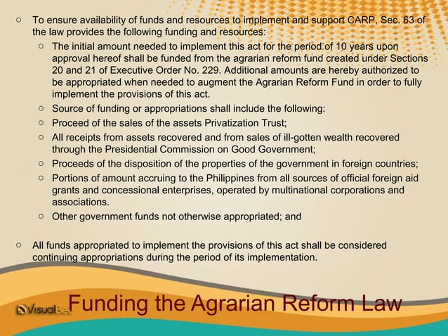 Chap. 14. comprehensive agrarian reform program | PPT