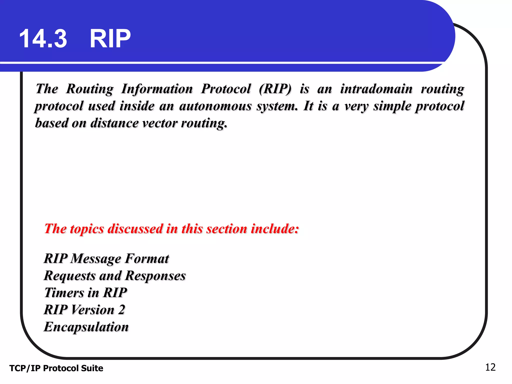 rip, ospf 13-14 | PPT
