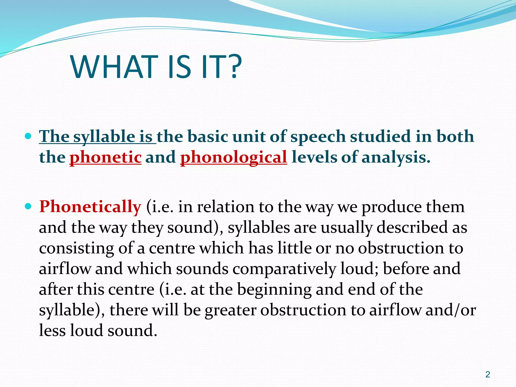 Chap.8 the syllable | PPTX