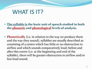 Chap.8 the syllable | PPTX
