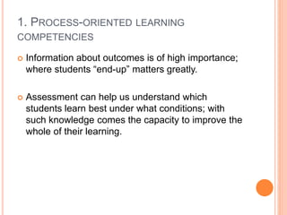 Chap.4 PROCESS-ORIENTED PERFORMANCE-BASED ASSESSMENT | PPTX