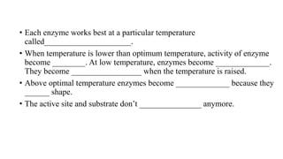 Chap. 5 enzymes | PPTX