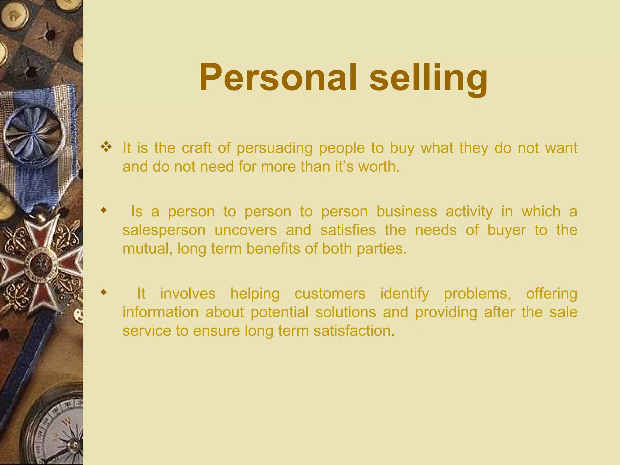 Chap. 1 personal selling | PPT