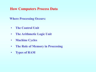 Transforming data into information | PPT | Computing | Technology ...