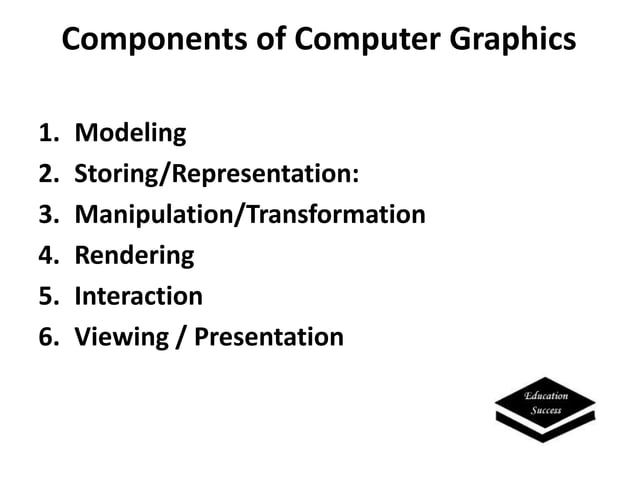 1. Introduction of Computer Graphics | PPT