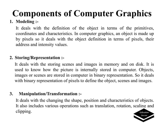 1. Introduction of Computer Graphics | PPT