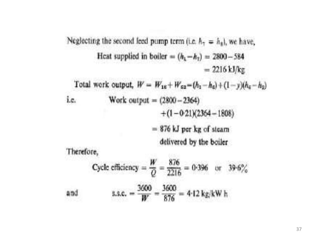 Steam Power Cycle and Basics of Boiler | PPTX