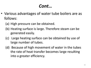 Steam Power Cycle and Basics of Boiler | PPTX
