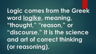 Methods of Philosophizing-Distinguishing Opinion from Truth | PPTX