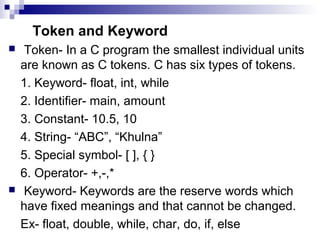 Chap 2(const var-datatype) | PPT | Programming Languages | Computing
