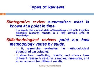 Literature Review | PPTX
