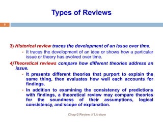Literature Review | PPT