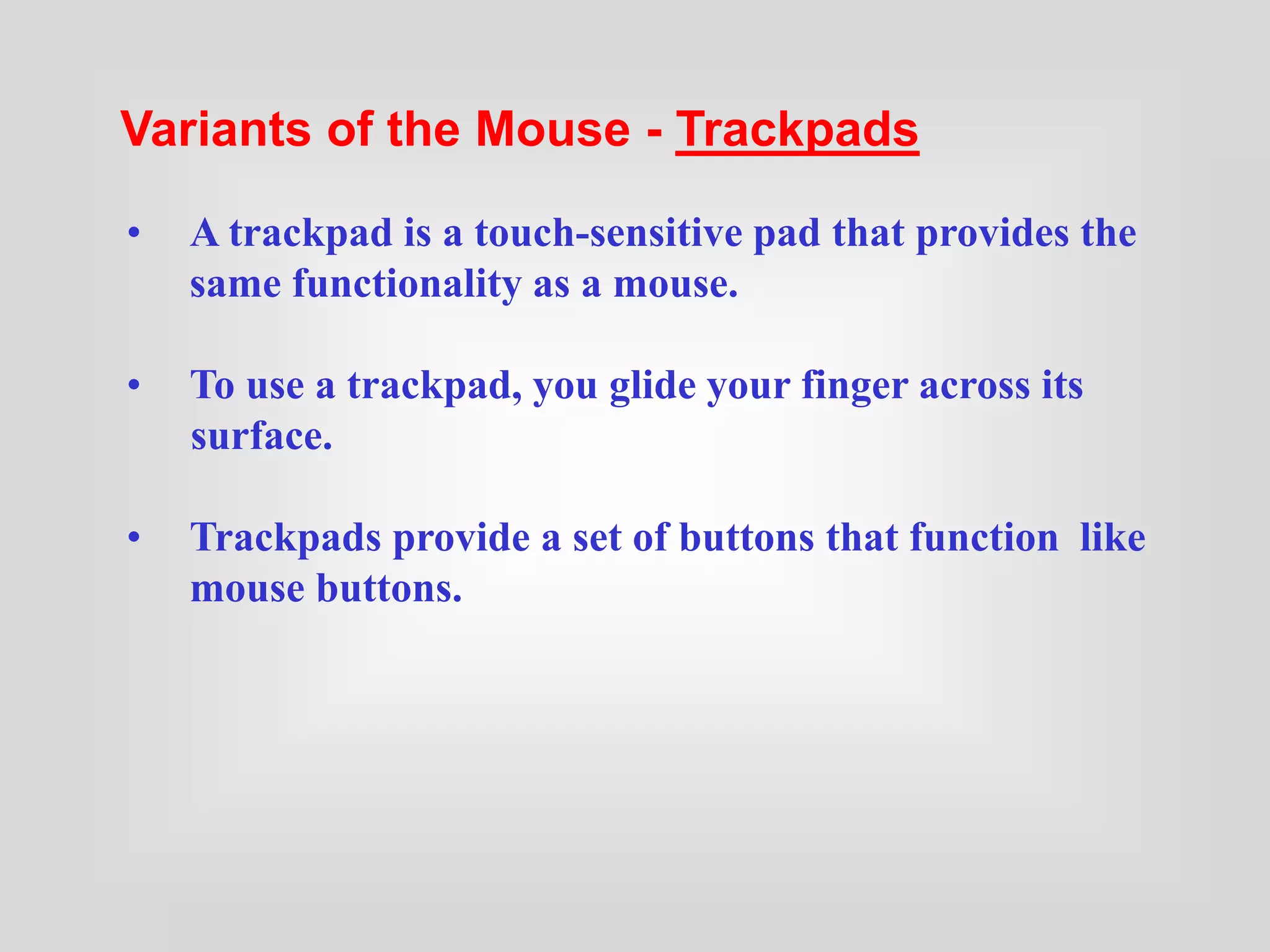 Standard methods of input | PPT
