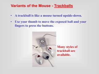 Standard methods of input | PPT