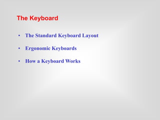 Standard methods of input | PPT