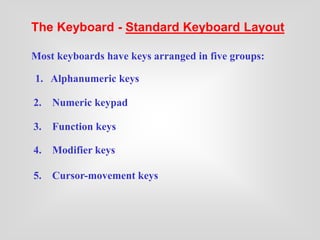 Standard methods of input | PPT