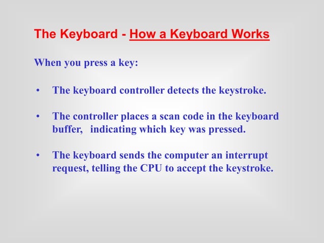 Standard methods of input | PPT