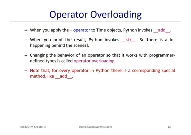 Python Programming Adp Vtu Cse 18cs55 Module 4 Chapter 3 Ppt