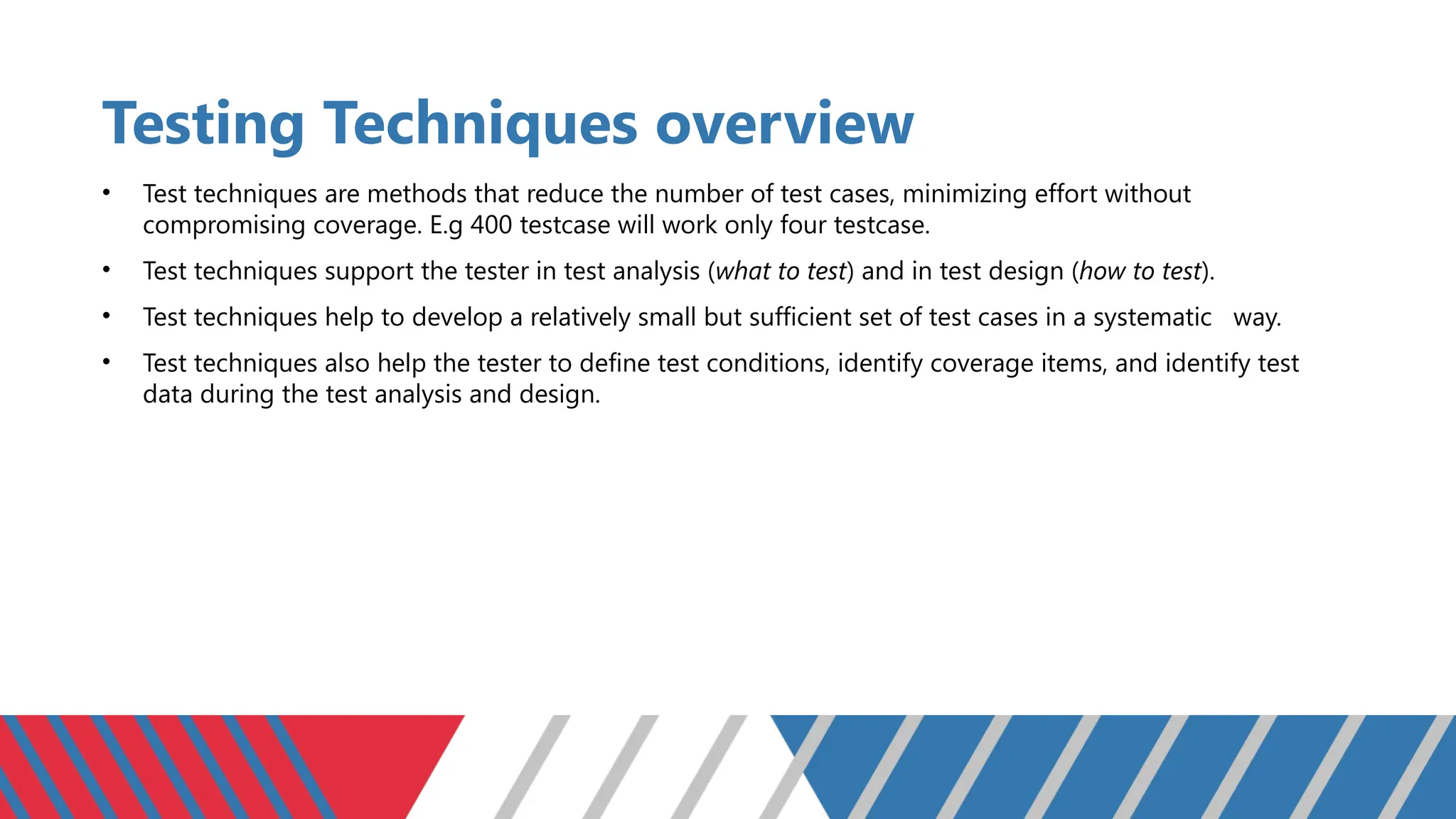 ISTQB Foundation Level – Chapter 4: Test Design Techniques | PPTX