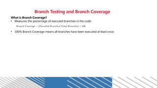 ISTQB Foundation Level – Chapter 4: Test Design Techniques | PPTX