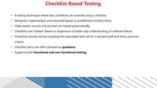 ISTQB Foundation Level – Chapter 4: Test Design Techniques | PPTX
