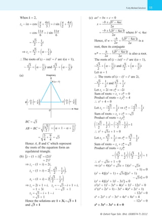 Chap 4 complex numbers focus exam ace | PDF