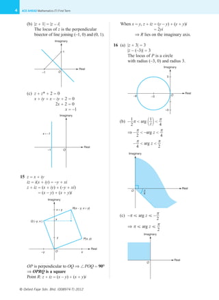 Chap 4 complex numbers focus exam ace | PDF