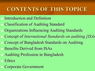 Auditing Standard and Practice | PPT