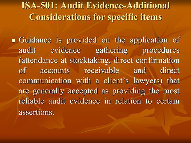 Auditing Standard and Practice | PPT | Business Accounting & Finance ...