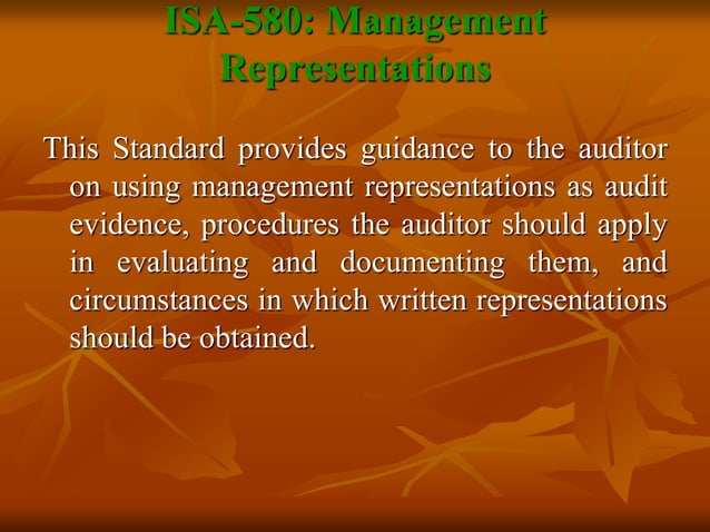 Auditing Standard and Practice | PPT | Business Accounting & Finance ...