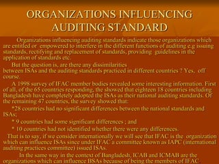 Auditing Standard and Practice | PPT