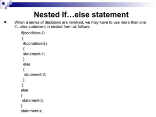 Chap 5(decision making-branching) | PPT