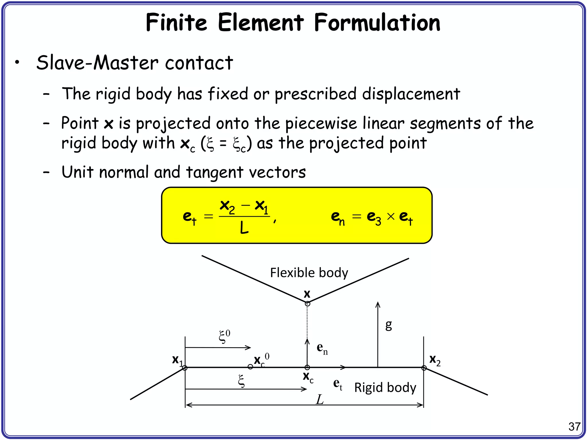 Chap 5 Finite Element Analysis Of Contact Problem Pptx