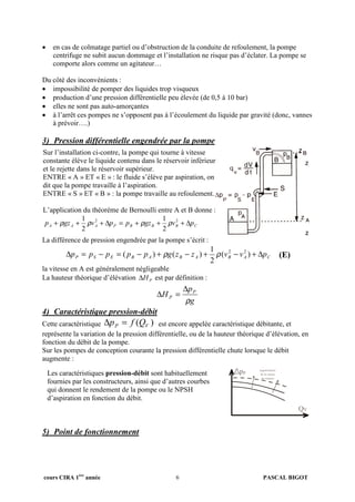 Chap 5 pompes | PDF