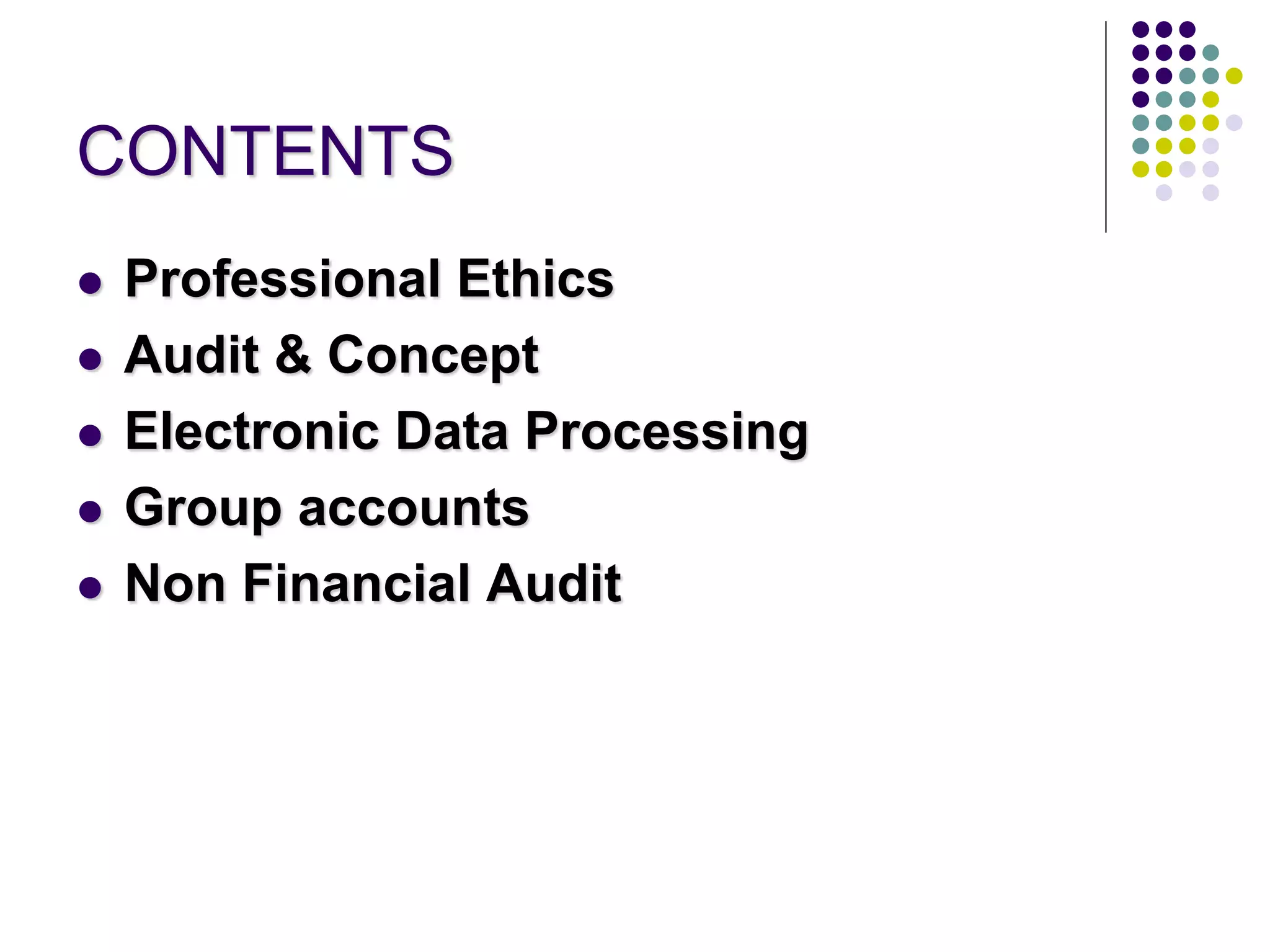 Ethics in Audit | PPT