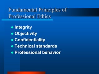 Ethics in Audit | PPT