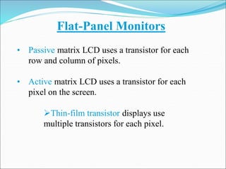 Monitors and sound systems | PPT