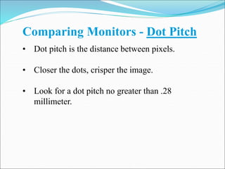 Monitors and sound systems | PPT