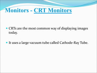 Monitors and sound systems | PPT