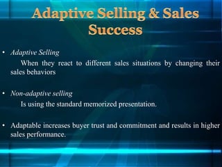 Chap. 6 adaptive selling for relationship building | PPT