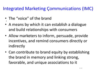 Chap 6, integrated marketing communications to build brand equity | PPTX