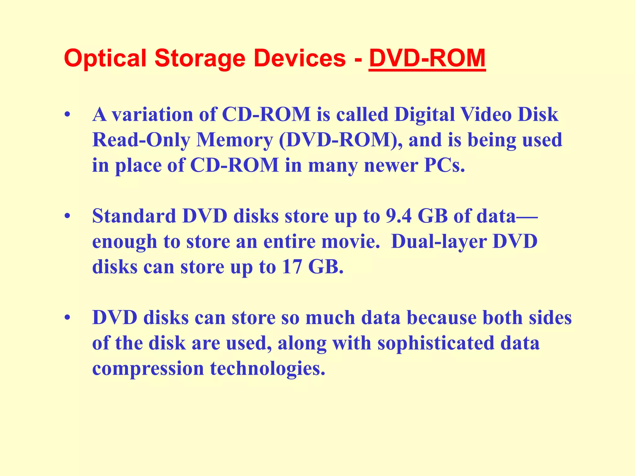 Types of Storage Devices | PPT