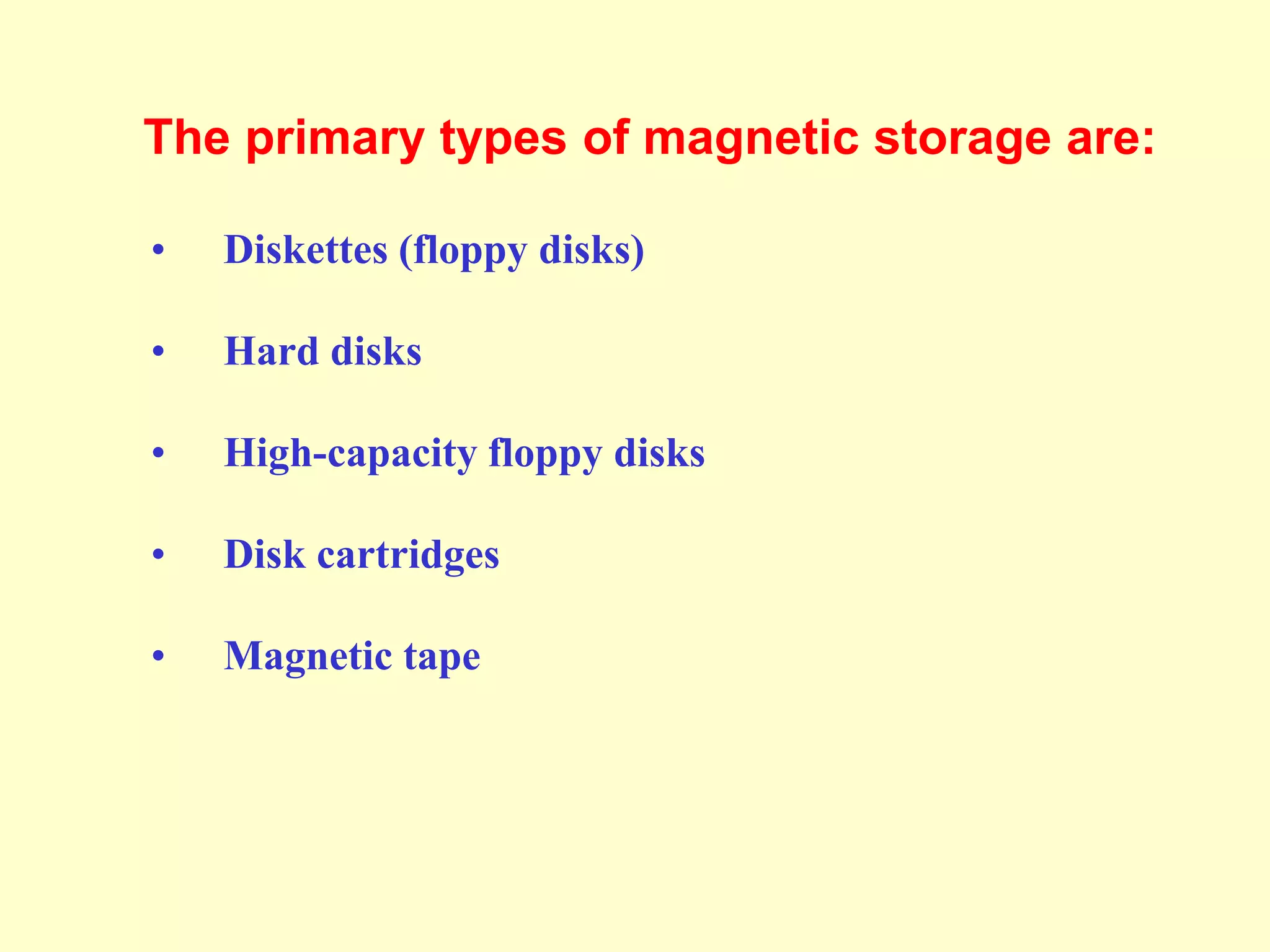 Types of Storage Devices | PPT