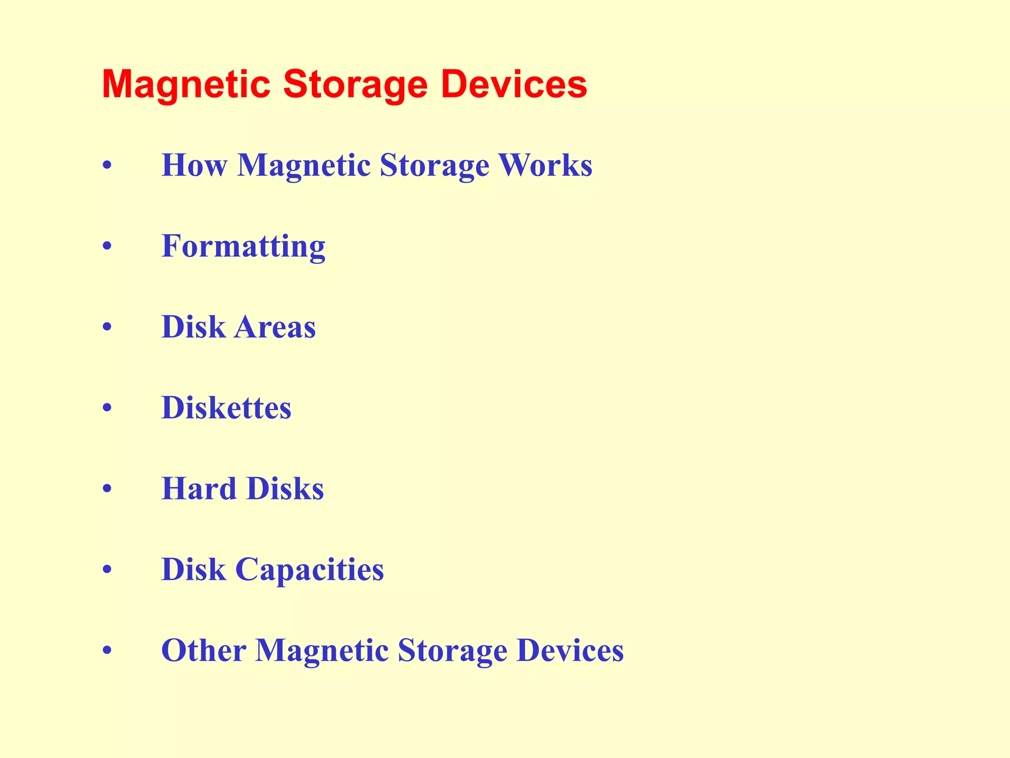 Types of Storage Devices | PPT