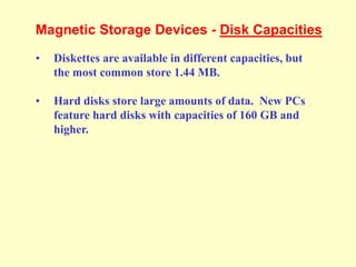 Types of Storage Devices | PPT